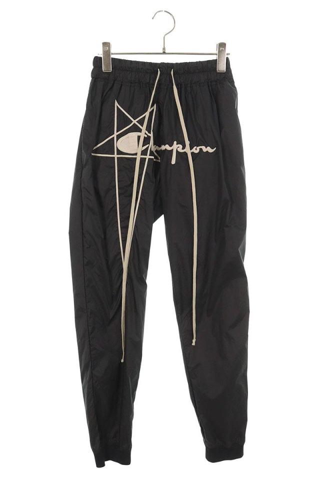 リックオウエンス チャンピオン サイズ:XS CW02C9241-CHNY ドローコードトラックロングパンツ 中古 BS55