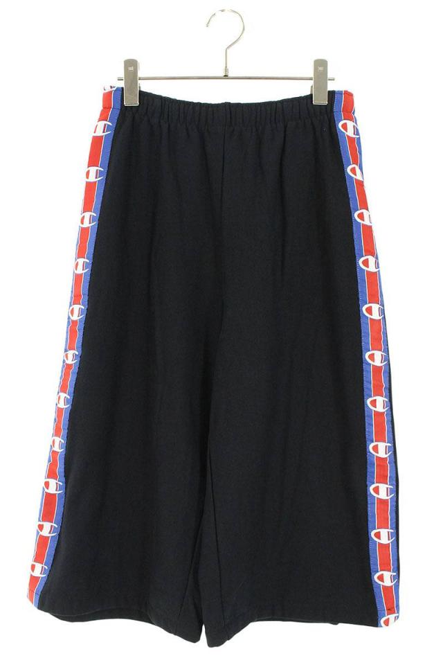 ヴェトモン サイズ:S  17SS  WSS17CH10 サイドテープスリットスウェットハーフパンツ 中古 BS99