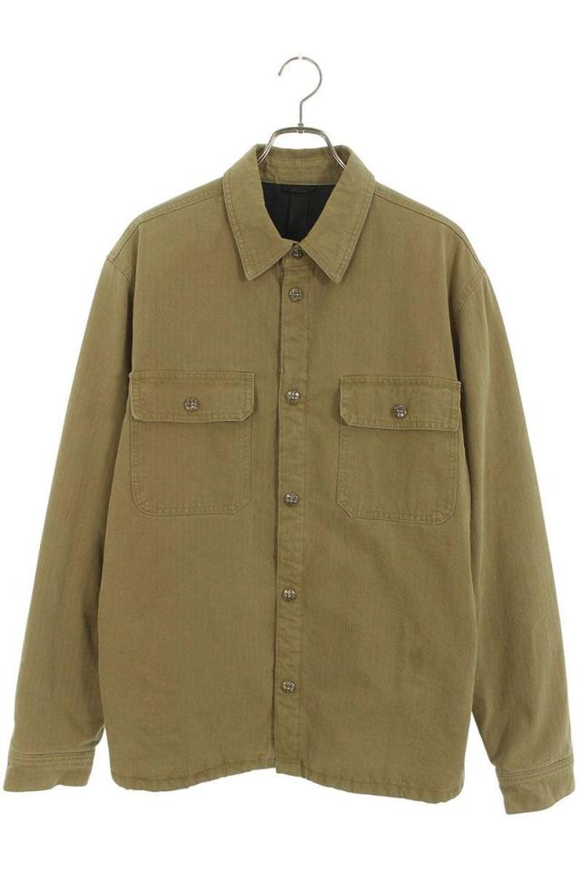 クロムハーツ サイズ:XXL WORK DOG ワークドッグ クロスボールボタン中綿コットンブルゾン 中古 SJ02