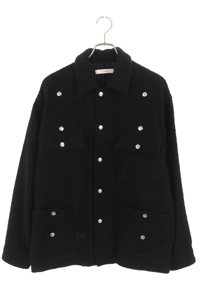 ジエダ サイズ:1  22AW  Jie-22W-JK11-A NAPPING WOOL COVERALLS スナップボタンナッピングウールブルゾン 中古 BS99