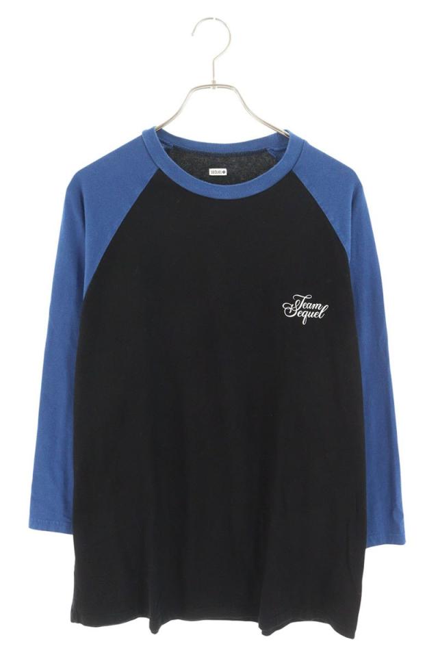 シークエル サイズ:XL 英字プリントラグラン長袖カットソー 中古 BS99