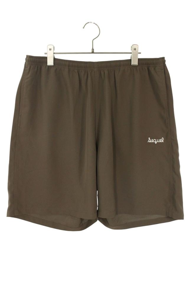 シークエル サイズ:L ロゴ刺繍ショートパンツ 中古 BS99