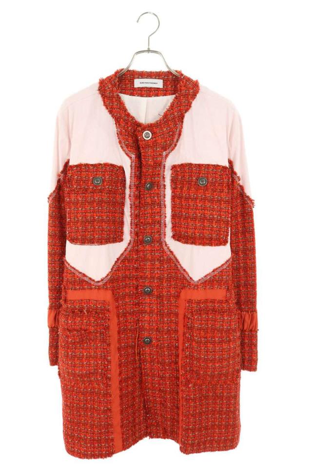 キココスタディノフ サイズ:48  00112021 SOMNIUM ツイードロングコート 中古 BS99