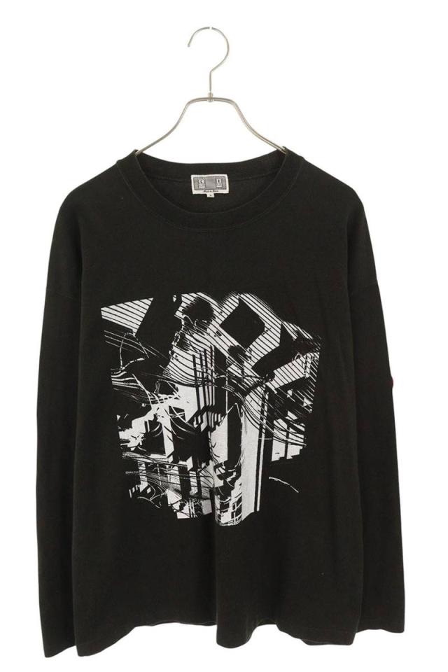 シーイー サイズ:L  CES24LT02 グラフィックプリント長袖カットソー 中古 BS99