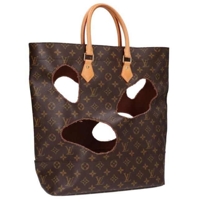 ルイヴィトン コムデギャルソン M40279 ウィズ ホールズ モノグラムトートバッグ 中古 SB01