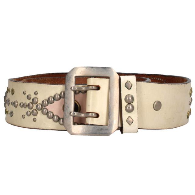 ウルフズヘッド サイズ:34 瓢箪スタッズレザーベルト 中古 BS99