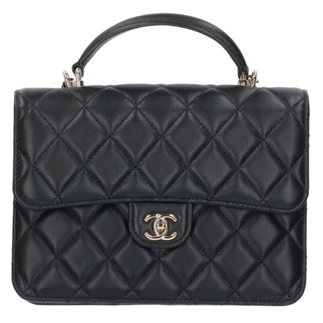 シャネル   AP4450 マトラッセラムスキンチェーン3WAYバックパック 中古 GZ14