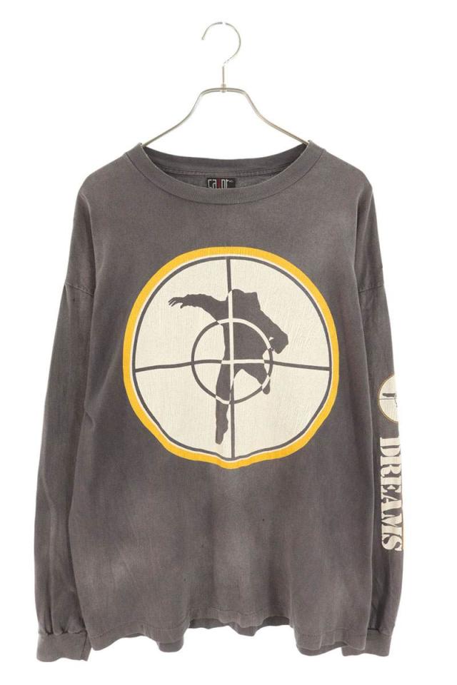 セントマイケル サイズ:XL  24SS  SM-YS8-0000-C17 ヴィンテージ加工TARGETプリント長袖カットソー 中古 OM10