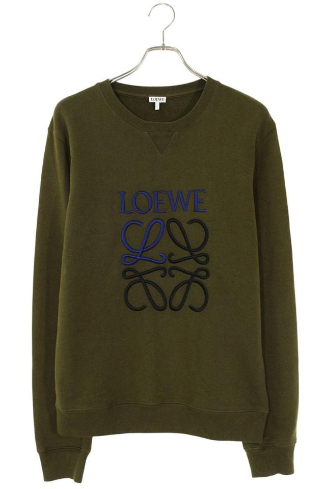 ロエベ サイズ:L  H526Y24J07 アナグラム刺繍クルーネックスウェット 中古 SB01