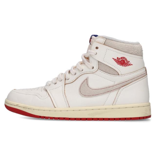 ナイキ サイズ:25cm  DB4612-100 WMNS AIR JORDAN 1 HIGH OG RARE AIR エア ジョーダン1ハイOGレアエアスニーカー 中古 BS99