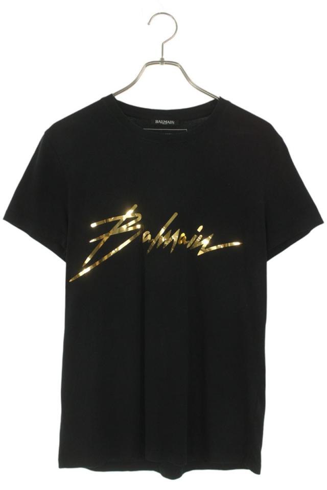 バルマン サイズ:M  RH016011131 メタリックシグネチャーロゴTシャツ 中古 BS99