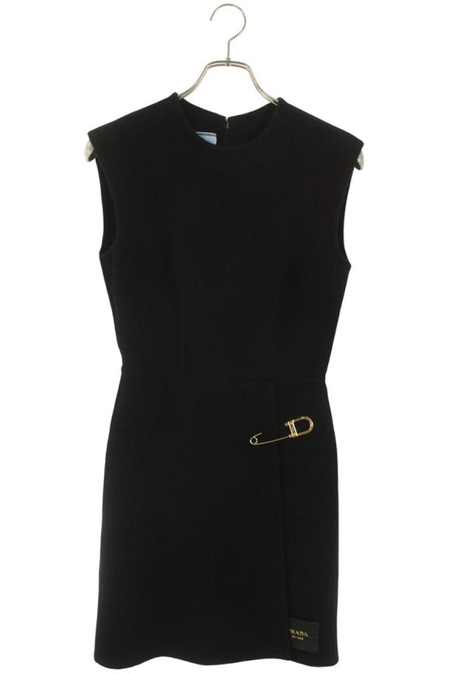 プラダ サイズ:36  P3K49E ウォッシュドツイルミニドレスワンピース 中古 BS99