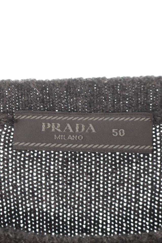 プラダ サイズ:50 UMN638 R102 4Y5 カシミヤ混クルーネックニット 中古