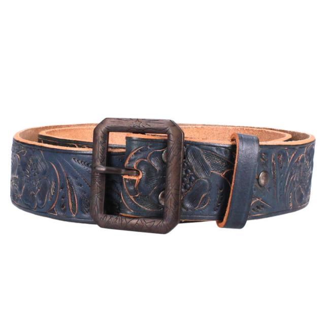 ドルチェアンドガッバーナ  トライバルエングレイヴィングバックルベルト 中古 BS99