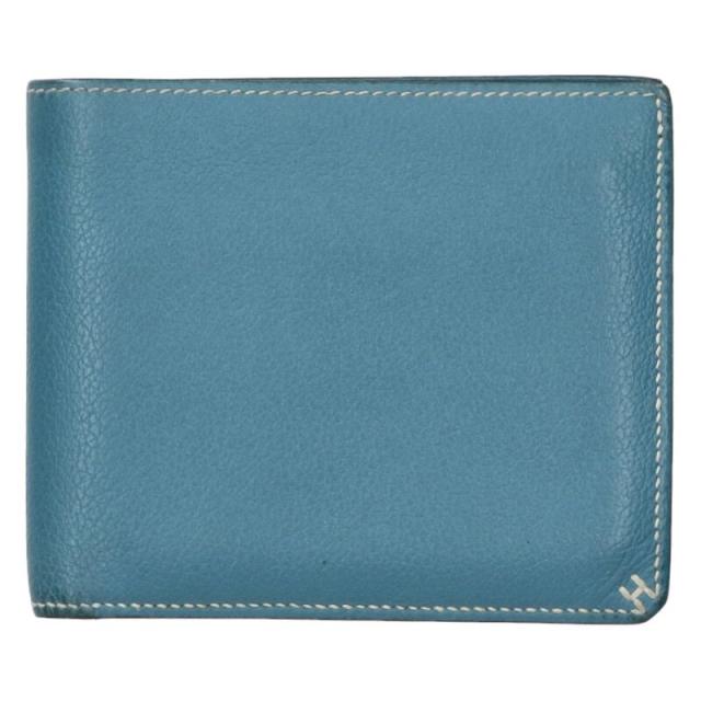 エルメス   Hセリエ コンパクト W刻印 レザー2つ折り財布 中古 OM10