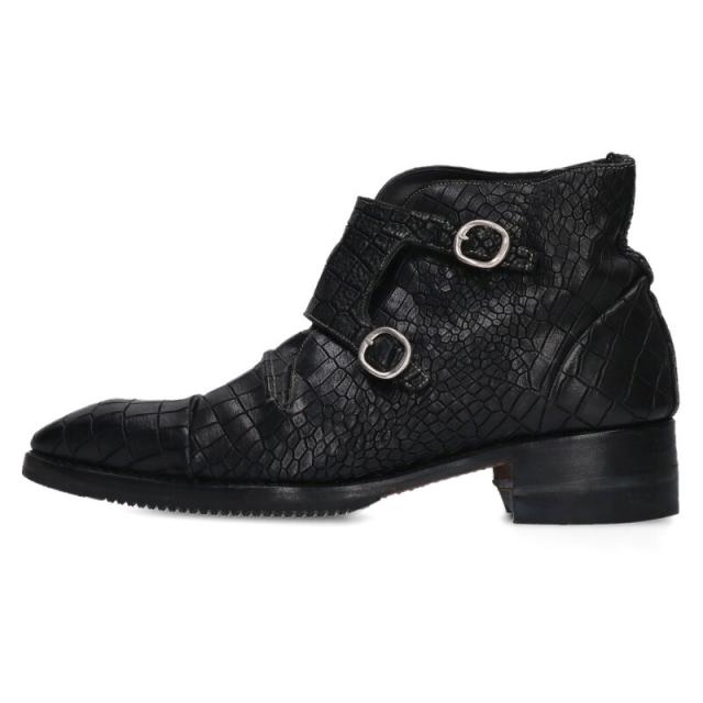 ハリス サイズ:42 ダブルモンクストラップレザーブーツ 中古 BS99