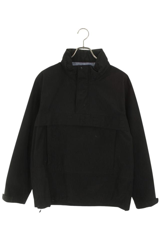 シュプリーム サイズ:S  15AW  Block Stripe Taped Seam Pullover ブロックストライプ3レイヤープルオーバーブルゾン 中古 OM10