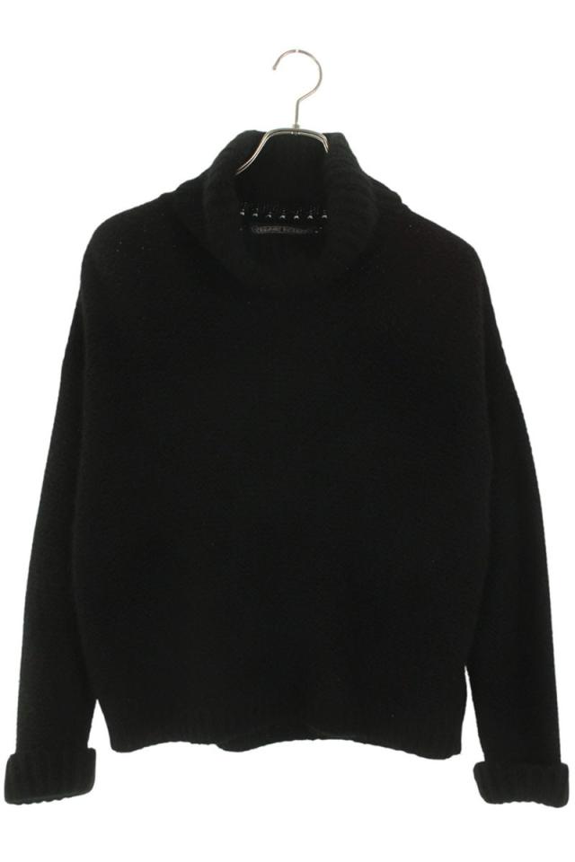 クロムハーツ サイズ:S クロスパッチカシミアタートルネックニット 中古 SJ02