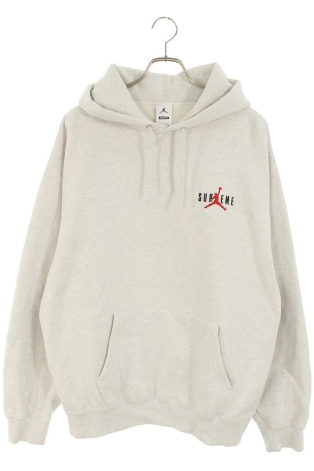 シュプリーム サイズ:L  24AW  Jordan Hooded Sweatshirt ジョーダンロゴ刺繍パーカー 中古 OM10