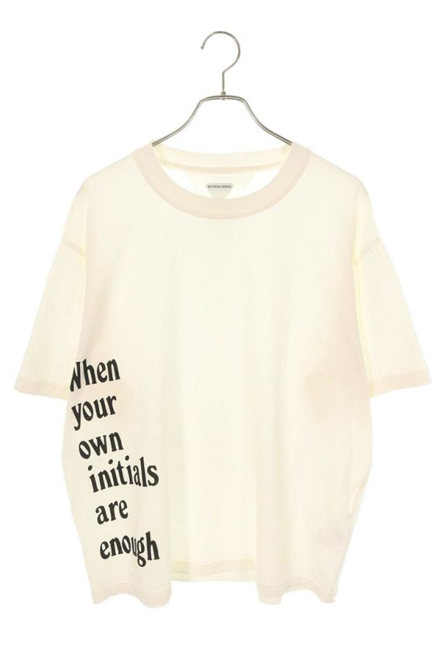 ボッテガヴェネタ サイズ:L  838937 V4N50 コットンプリントTシャツ 中古 SB01