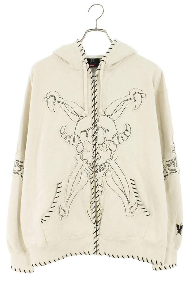 シュプリーム  ワイズ サイズ:M  25AW  Zip Up Hooded Sweatshirt ジップアップパーカー 中古 OM10