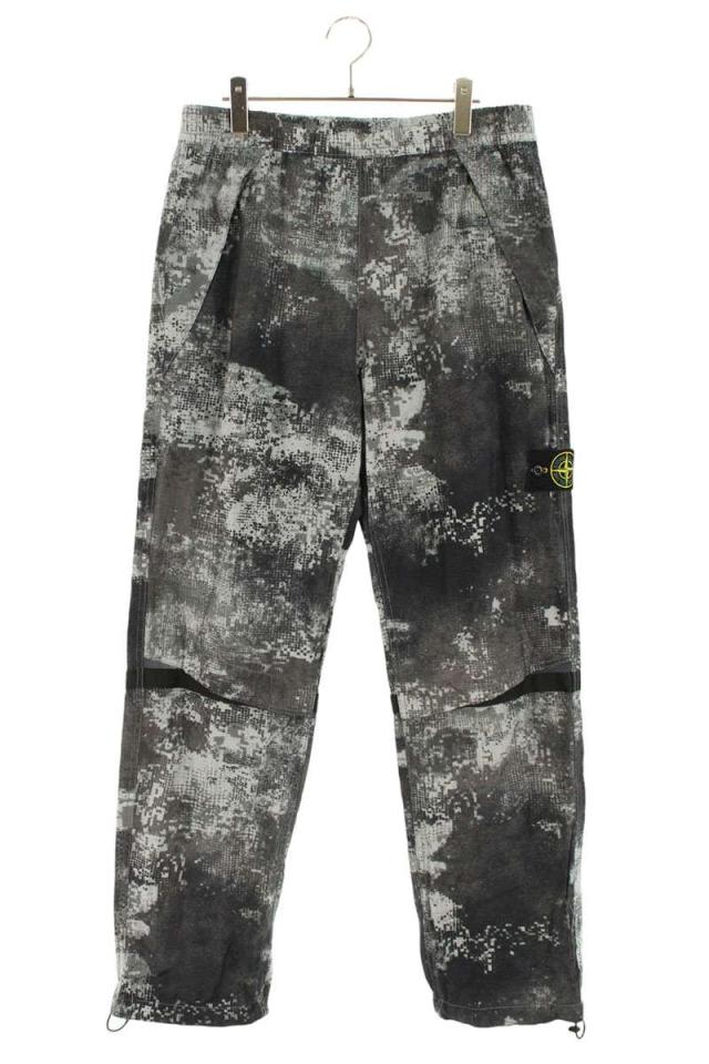 ストーンアイランド サイズ:M  24SS  80156620 カモフラデジタルプリントナイロンロングパンツ 中古 OM10