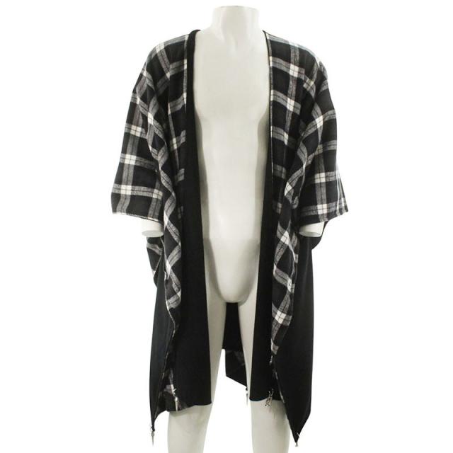 アンブッシュ  チェック柄メタル装飾ストール 中古 BS99