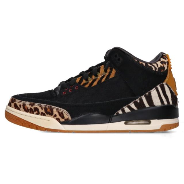 ナイキ サイズ:28.5cm  AIR JORDAN 3 RETRO SE ANIMAL INSTINCT CK4344-002 エアジョーダン3レトロアニマルインスティンクトスニーカー 中古 BS99