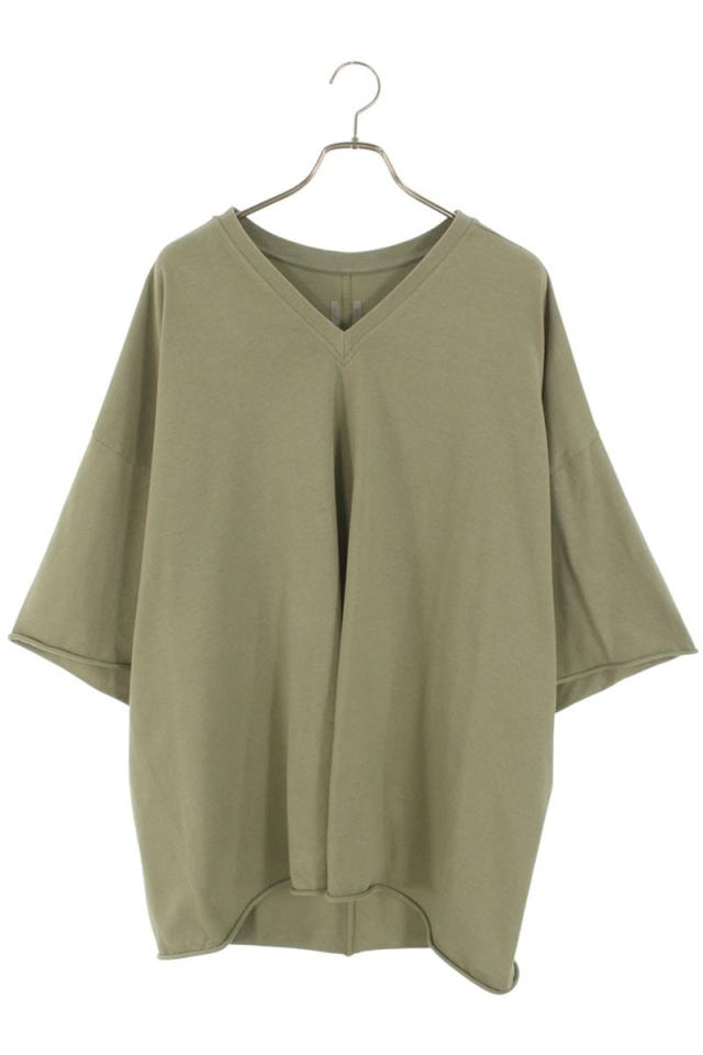 リックオウエンス サイズ:UNI  RU01E5279-BA V  T オーバーサイズトミーTシャツ 中古 BS99