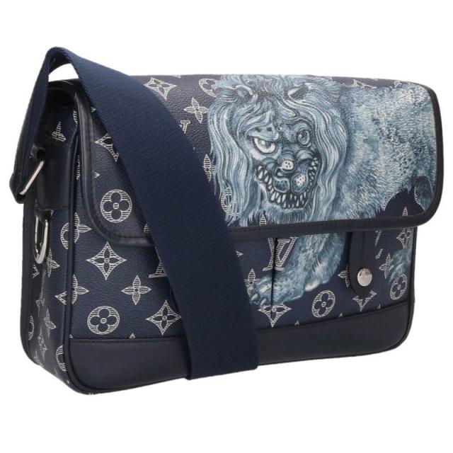 ルイヴィトン サイズ:PM  17SS  M54248 メッセンジャーPM サバンナモノグラムショルダーバッグ 中古 SB01