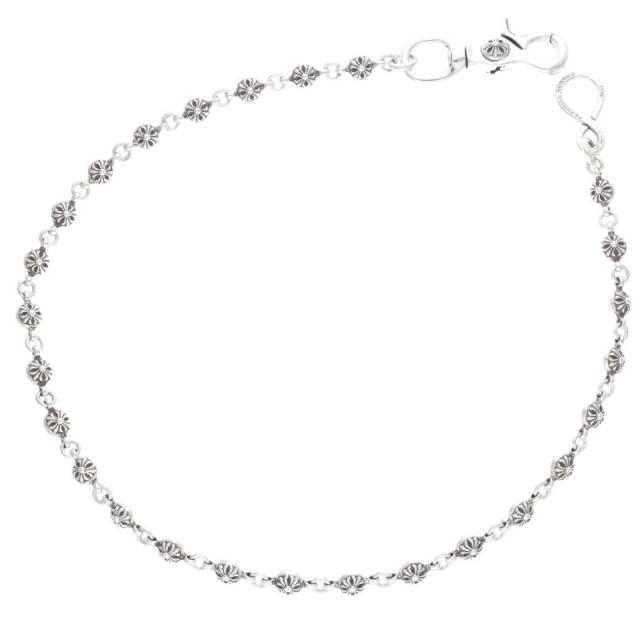 クロムハーツ サイズ:ロング  1BALL LONG-S 1クリップロング#1クロスボール シルバーウォレットチェーン 中古 FK04