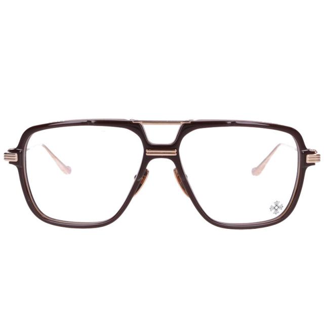 クロムハーツ サイズ:57□14-159 INIT クロステンプルダブルブリッジ眼鏡 中古 GZ11