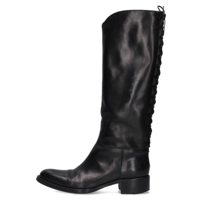 サルトル サイズ:37 バックレースアップレザーロングブーツ 中古 BS99