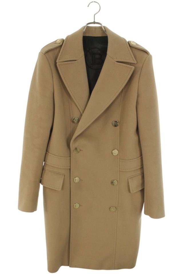 バルマン サイズ:48  8090W108 カシミヤPコート 中古 BS99