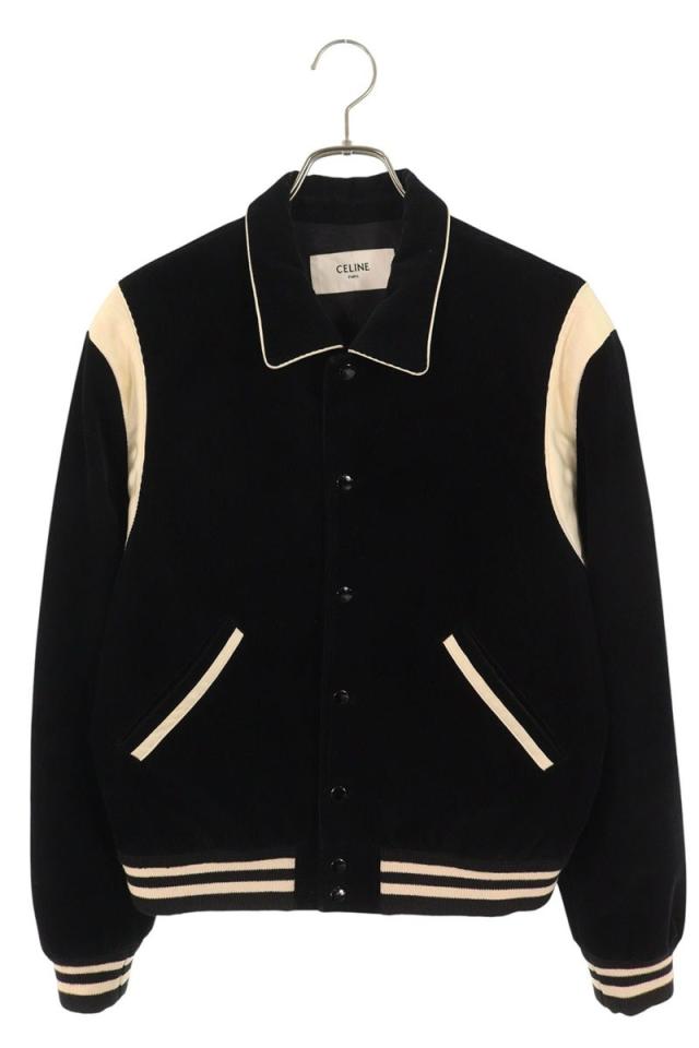 セリーヌ サイズ:50  2V191824D テディ ショルダー切替コーディロイスタジャンブルゾン 中古 OM10
