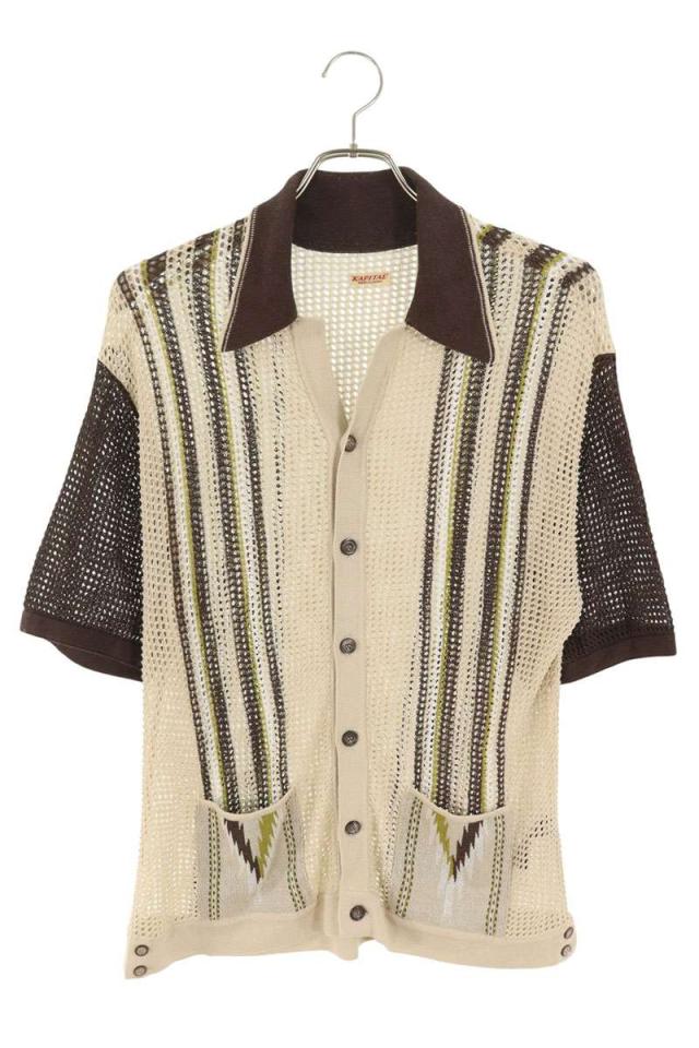 キャピタル サイズ:3  K2405KN229 ニット半袖ポロシャツ 中古 SB01