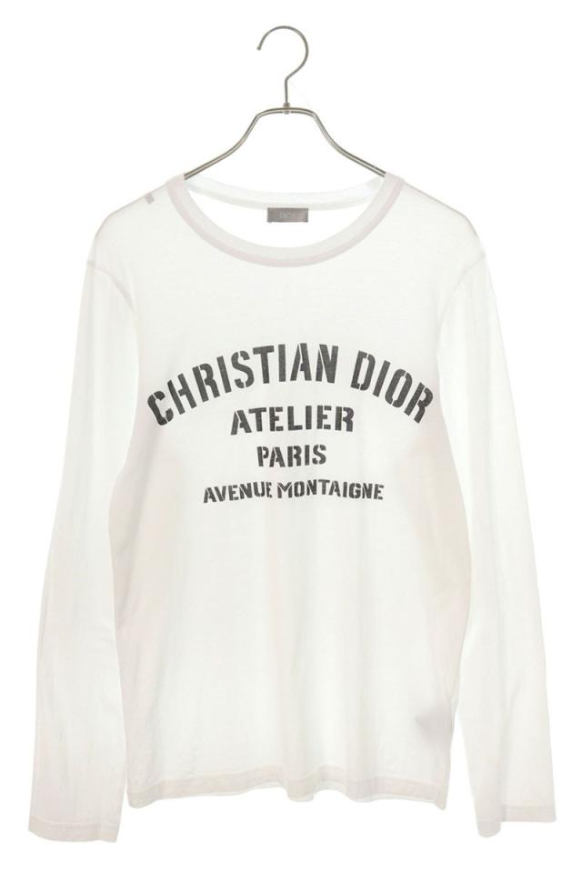 ディオール サイズ:M  20AW  043J611A0589 アトリエプリント長袖カットソー 中古 SS13