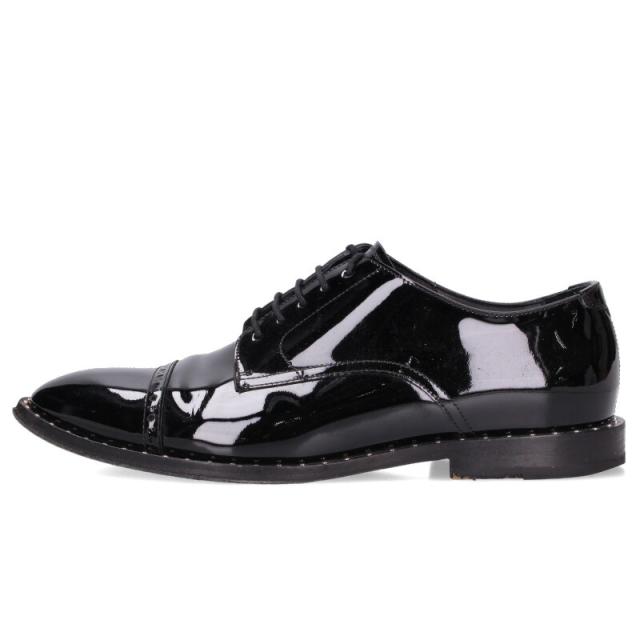 ジミーチュウ サイズ:40 スタッズ装飾パテントシューズ 中古 BS99