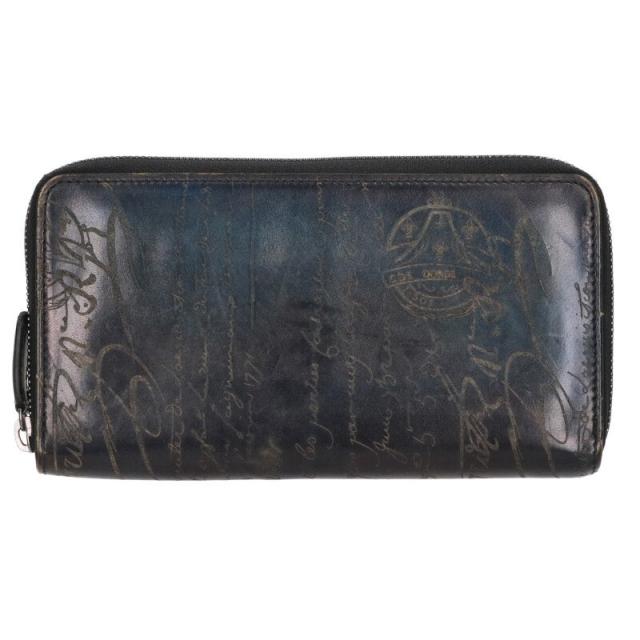 ベルルッティ サイズ:3  イタウバ カリグラフィラウンドジップ長財布 中古 BS99