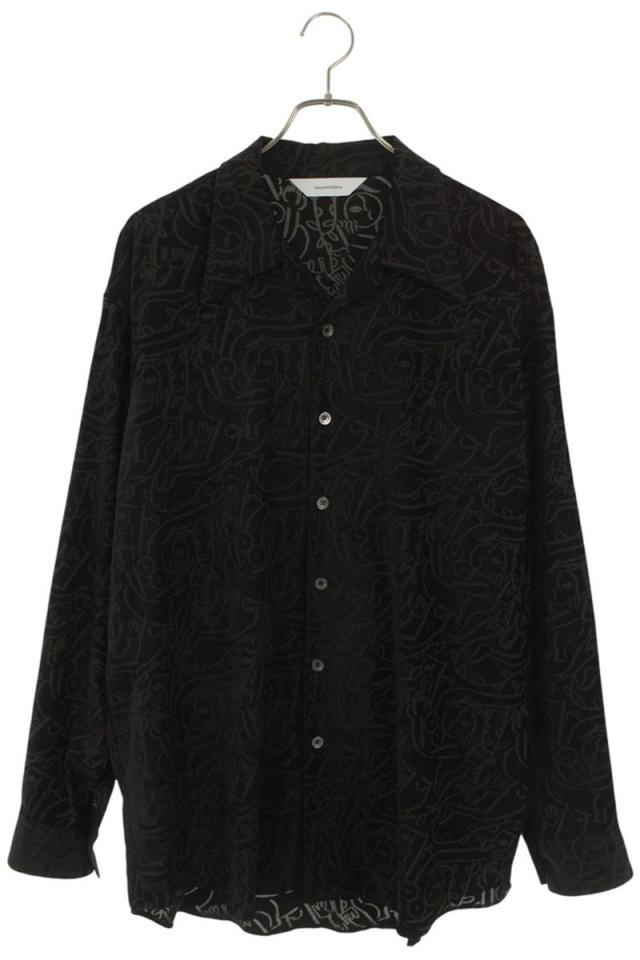 サスクワッチファブリックス サイズ:M  24SS  24SS-SY9-008 総柄長袖シャツ 中古 BS99