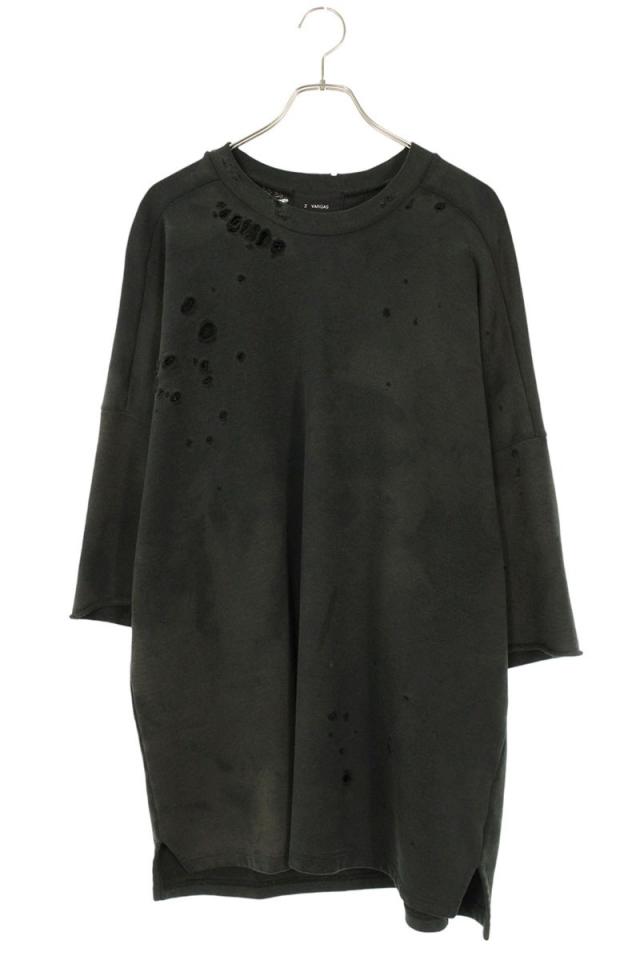 ザックバルガス サイズ:F ヴィンテージ加工ロゴプリント半袖スウェット 中古 BS99