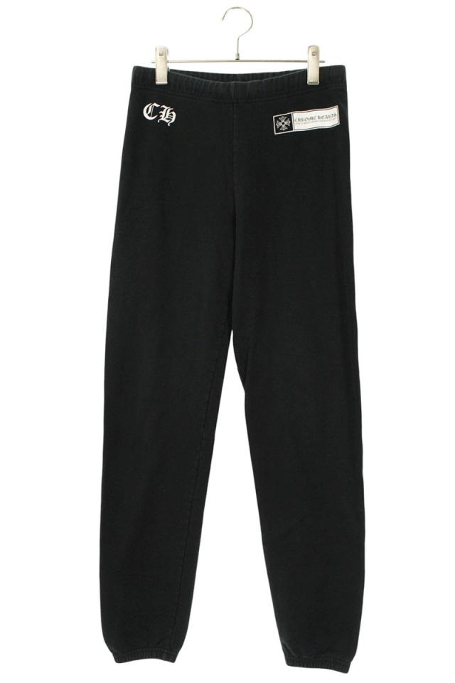 クロムハーツ サイズ:M フロントロゴプリントスウェットロングパンツ 中古 SJ02
