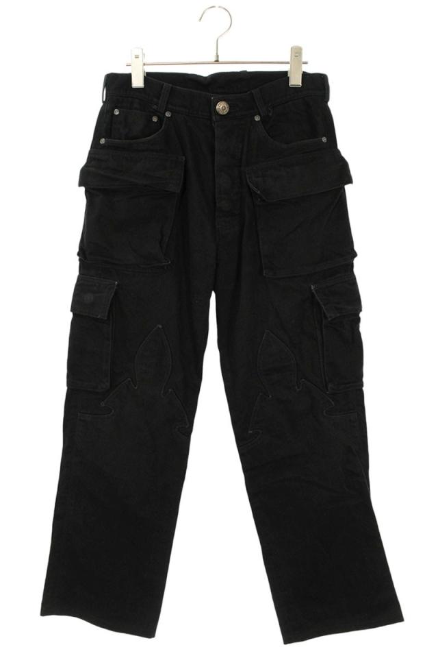 クロムハーツ   FATIGUE ファティーグ 旧式 アーチロゴボタンファティーグカーゴロングパンツ 中古 OK15