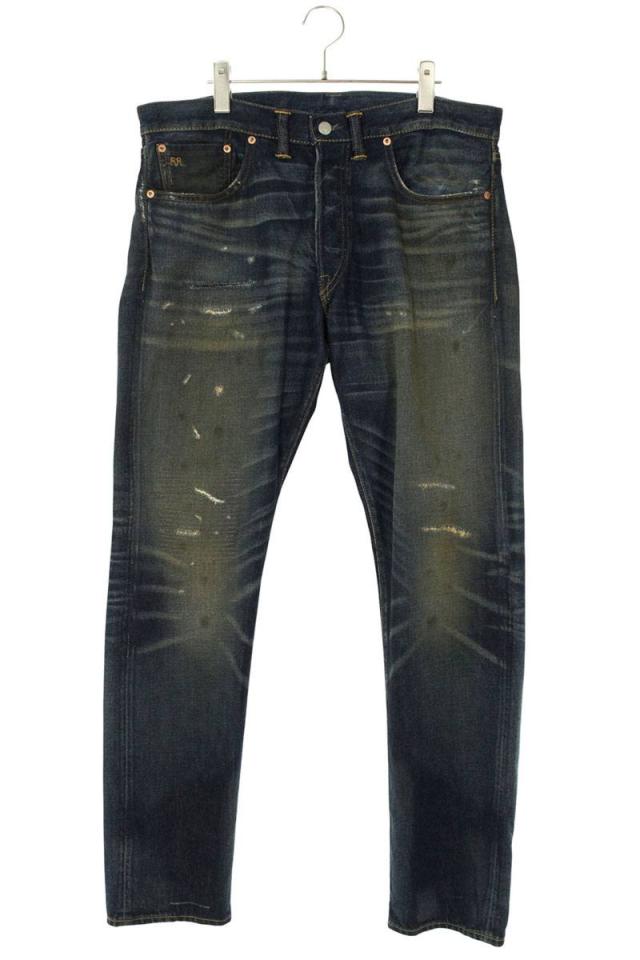 ダブルアールエル サイズ:34インチ  782504838029 ダメージ加工デニムパンツ 中古 BS99