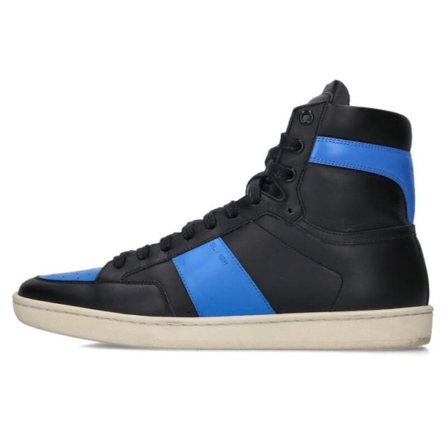 サンローランパリ サイズ:40  345416 ハイカットレザースニーカー 中古 BS99