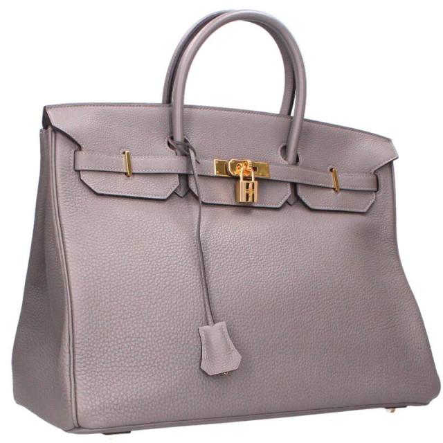 エルメス サイズ:40  バーキン40 B刻印 G金具トゴグリメイヤーハンドバッグ 中古 GZ14