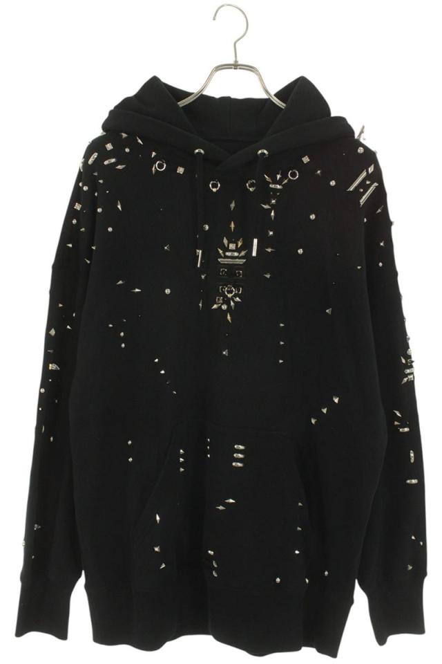 ジバンシィ サイズ:S  BWJ01ZG0SZ スタッズ装飾ロゴパーカー 中古 OM10