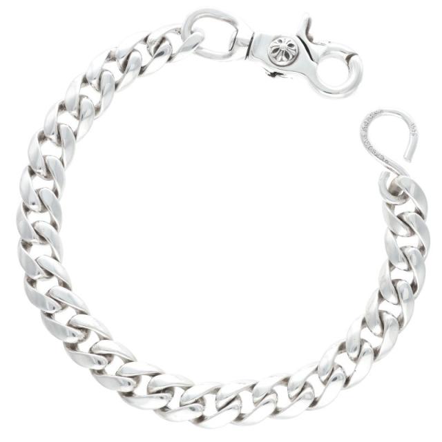 クロムハーツ サイズ:ショート  CLASSIC SHORT-S 1クリップショートクラシック シルバーウォレットチェーン 中古 FK04