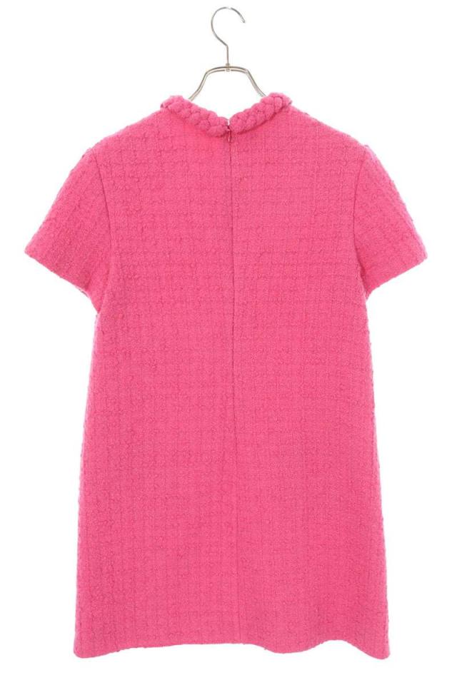 ヴァレンティノ サイズ:42  XB3VAY966U3 Vポケットツイード半袖ワンピース 中古 BS99 ヴァレンティノ サイズ:42 XB3VAY966U3 Vポケットツイード半袖