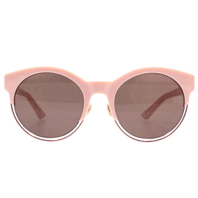 クリスチャンディオール サイズ:53□21 145  J6EL3 Diorsideral1 シデラルラウンドフレームサングラス 中古 BS99